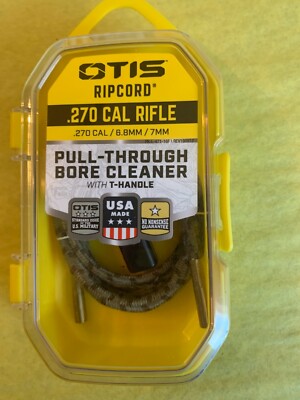 OTIS Ripcord Pull Thru Bore Cleaner for .270 cal/6.8mm/7mm Cal Rifle ...