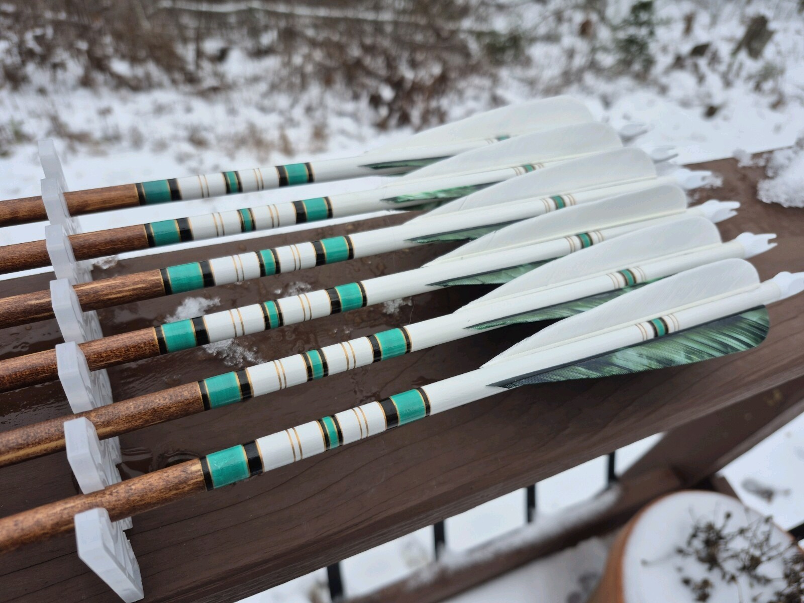 Custom Cedar Wood Traditional Archery Arrows | eBay