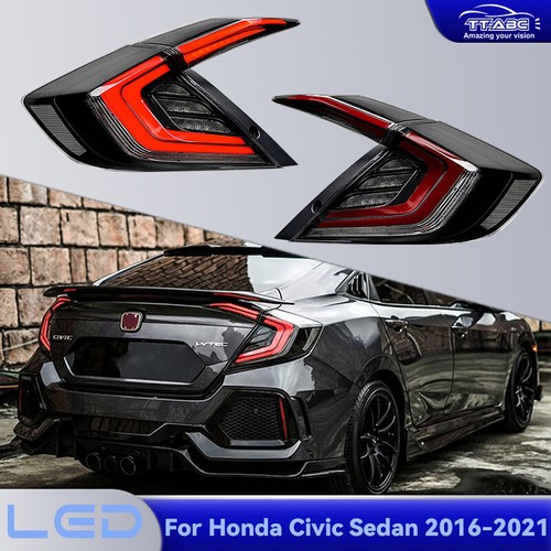Clear LED Tail Light For 2017-21 Honda Civic Hatchback Type R FK7 FK8 ...