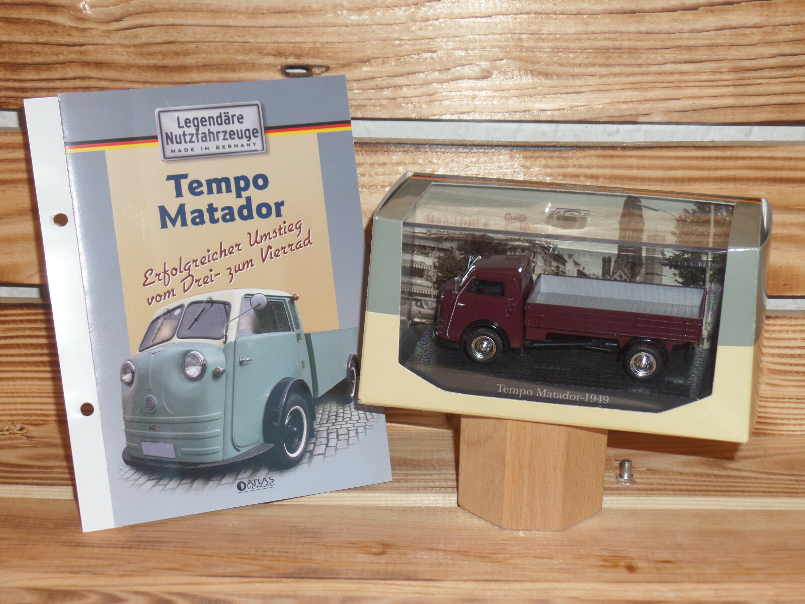 Zur Auswahl LKW Legendäre Nutzfahrzeuge Atlas 1:43 mit Blatt DKW ...