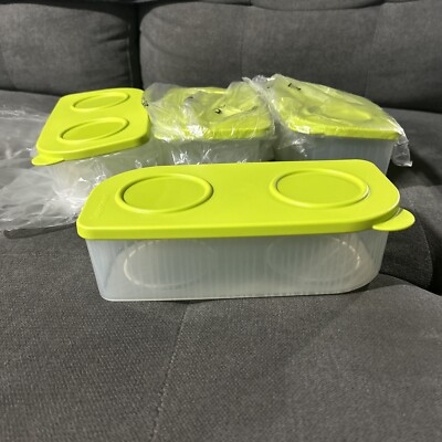 Tupperware Fresh 'N Cool Medium Containers Set Of 4 - 1L -4 1/4 Cup | eBay