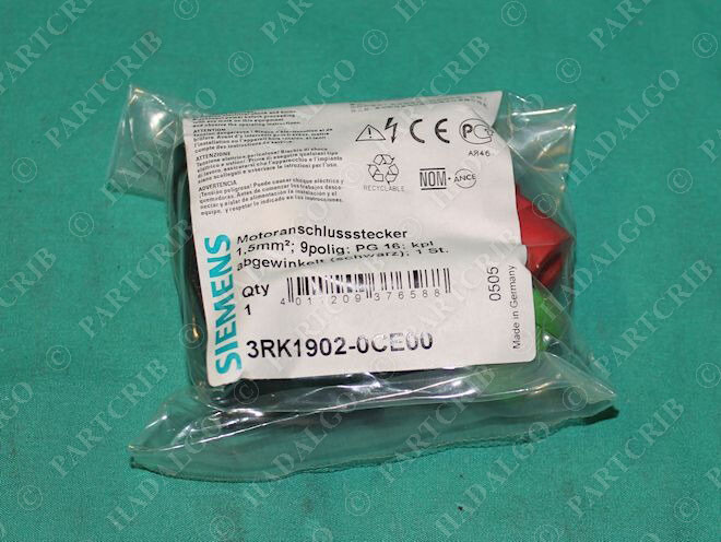 Siemens 3RK1902-0CE00 Motor Connector 3Phase NEW | eBay