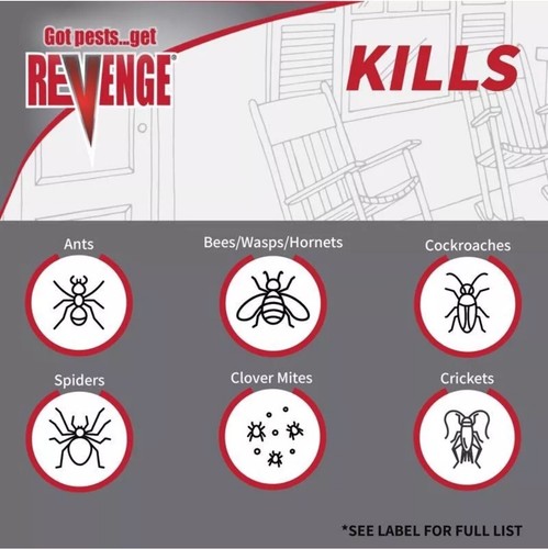 Bonide REVENGE Spider & Ground Bee Killer Ready-to-Use Insect Killer ...