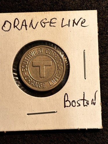 1987 Boston ORANGE Massachusetts Bay Transportation Authority MBTA ...