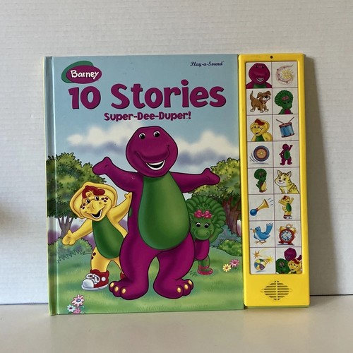 Barney 10 Stories Super-Dee-Duper! Play-A-Sound Interactive Book No ...