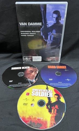 VAN DAMME Icon Collection DVD R4 Universal Soldier Sudden Death Hard ...