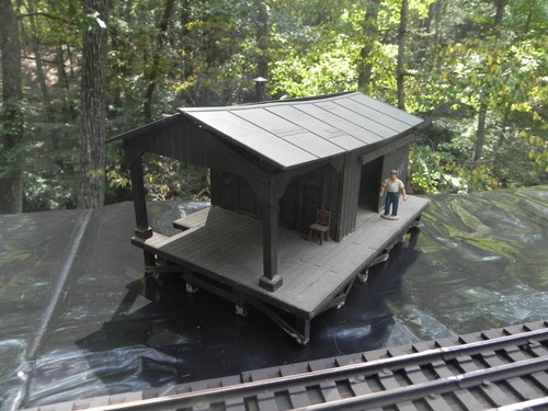 O GAUGE 48045 Train Depot Backwoods Shed Building 8” x 5.5” Lionel | eBay