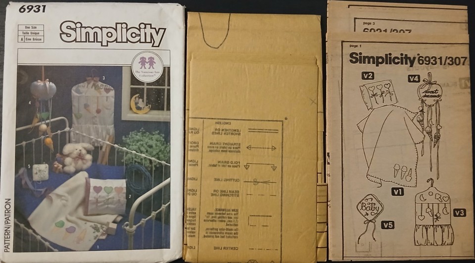 Simplicity Pattern 6931 (UNcut) & Simplicity 9130 (UNcut) - Baby/Kids ...