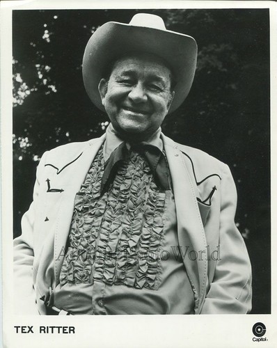 Tex Ritter country music singer actor vintage photo | eBay