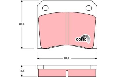 TRW Brake Pads GDB557 fits Aston Martin DB6 DB6 4.0 | eBay Australia