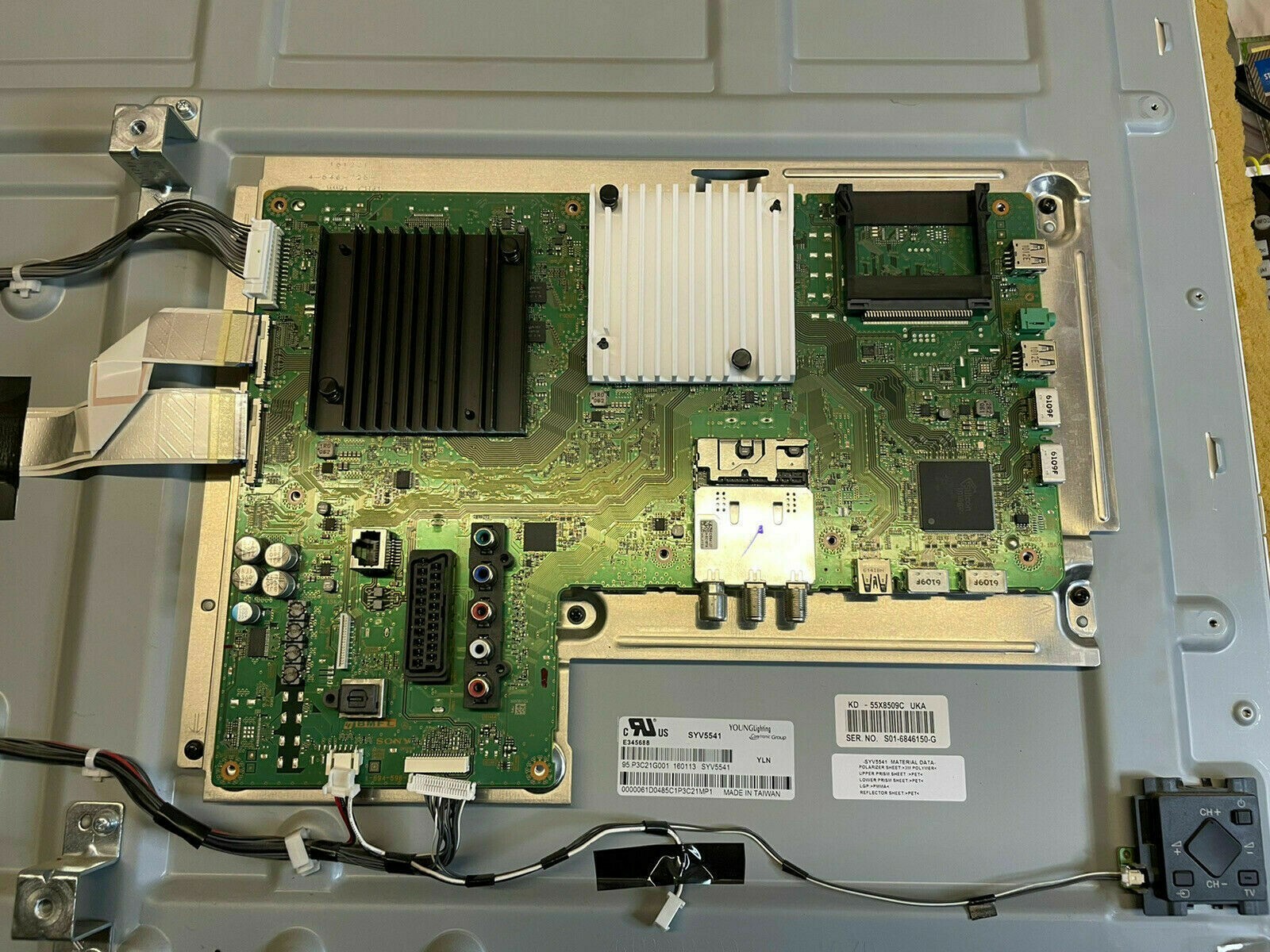 SONY KD-55X8509C KD-55X8505C KD-55X8507C MAINBOARD LOOP/NO POWER REPAIR ...