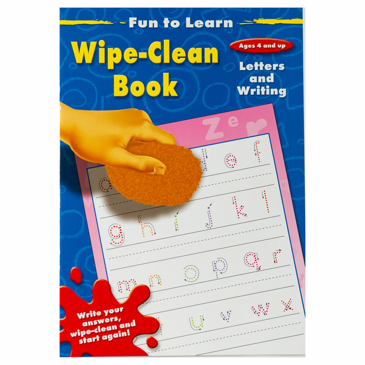 Fun To Learn Wipe Clean Book Letters & Writing - Children Educational ...