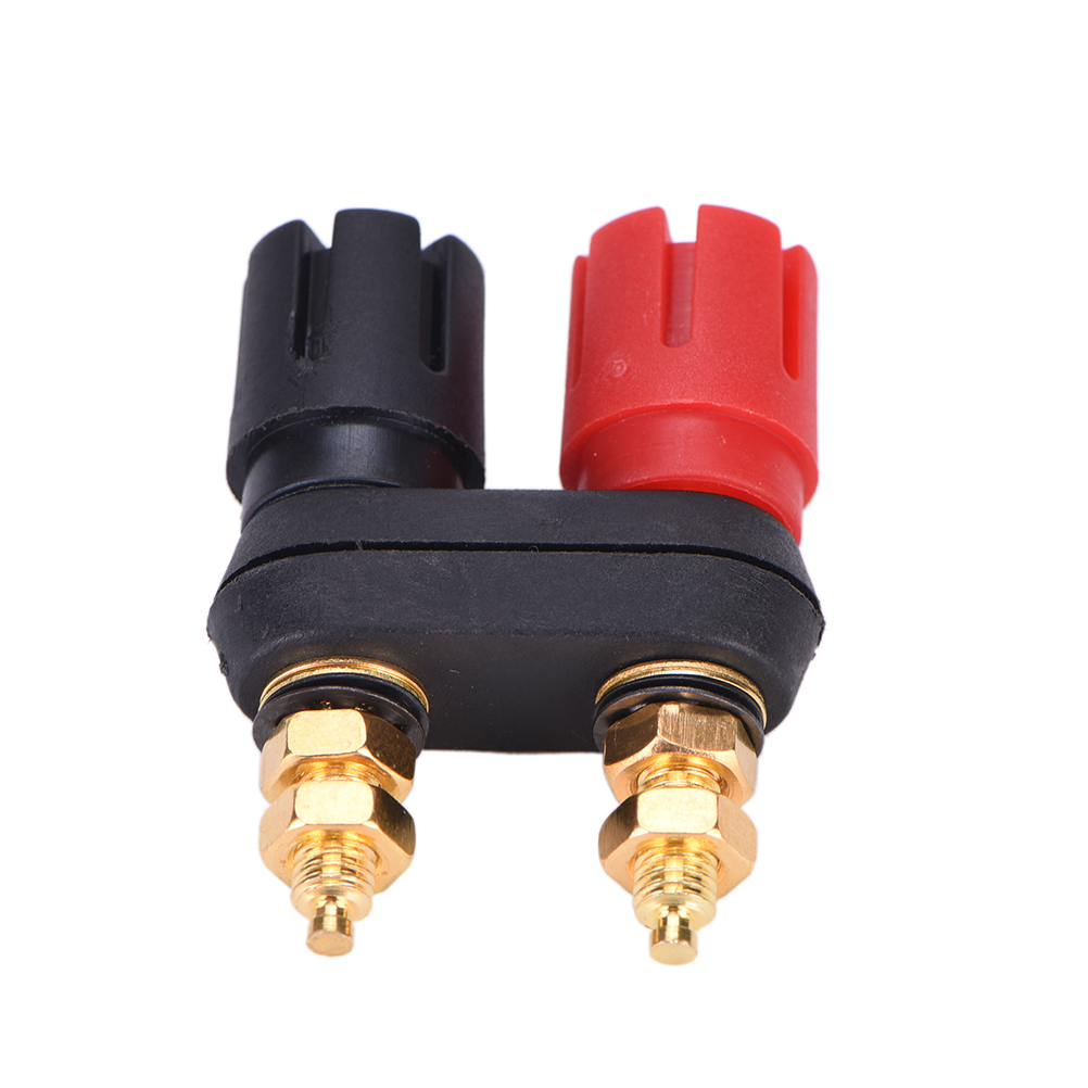 Dual Female Banana Plug Terminal Binding Post for Speaker Amplifier 4MM ...