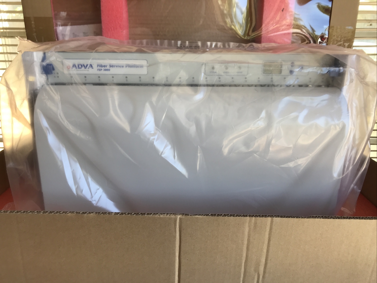 ADVA FIBER SERVICE PLATFORM FSP 3000R7 OPTICAL S7HU SHELF 2AC-HP&SCU ...