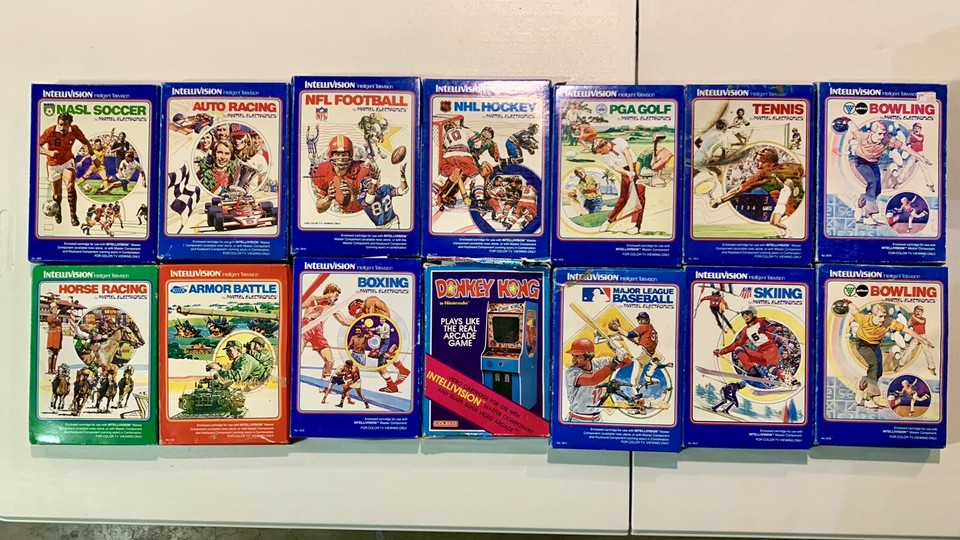 Untested Intellivision & Tandyvision Consoles + Voice Module & Many ...