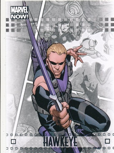 #36 HAWKEYE 2013(2014) Upper Deck Marvel Now SILVER FOIL AVENGERS | eBay