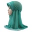 Kids Girls Muslim Turban Islamic Hijab Arab Underscarf Headwear Shawl ...