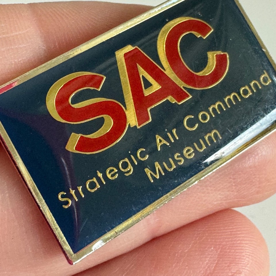 Vintage Strategic Air Command Museum Lapel Pin Nebraska SAC RARE | eBay