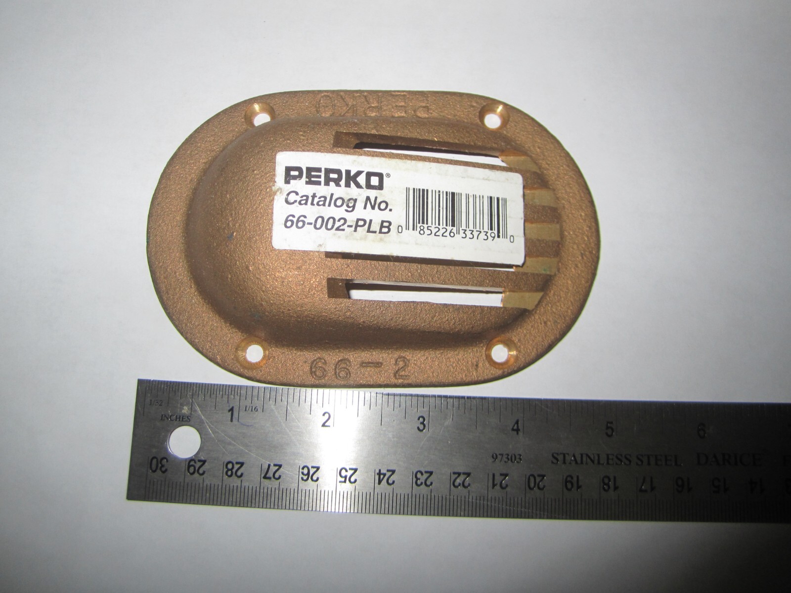 Perko 5" X 3-1/4" Scoop Strainer Bronze Made In The Usa 0066DP2PLB | eBay