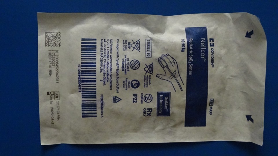 NELLCOR Pediatric 10-50 KG Pulse Oximeter Sensor, SpO2, MAXP | eBay