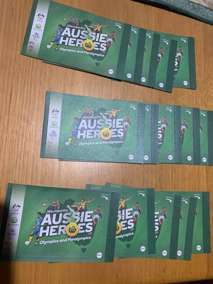 Woolworths Olympics Stickers - 5 Pack - random packs from 31-60 see ...