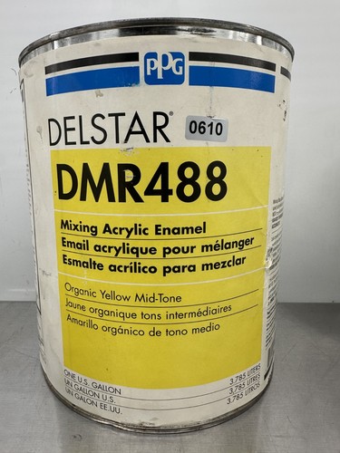 PPG Delstar DMR488 Organic Yellow Mid-Tone Acrylic Enamel – 1 Gallon | eBay