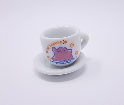 Pokemon Ditto 1.25" mini glass tea cup saucer dish set | eBay
