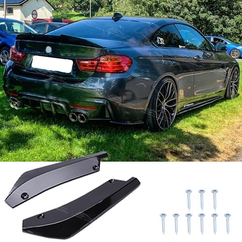 For 4 Series F32 F33 F36 Sport Gloss Rear Spats Bumper Diffuser ...