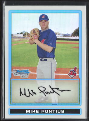2009 Bowman Chrome Mike Pontius Refractor /500 Rookie Card RC #BCP157 ...