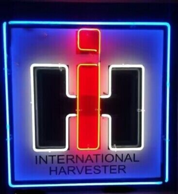 IH International Harvester 17"x17" Neon Sign Lamp Light With HD Vivid ...