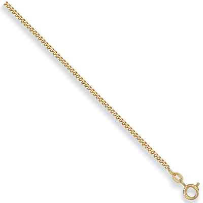 9ct Yellow Gold 28 Inch 2mm Classic Curb Chain | eBay UK