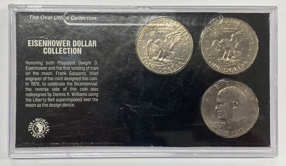 Oval Office Collection Eisenhower Dollar 3 Coin Collection | eBay