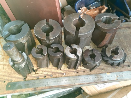 10x HSS Shell endmill end mills Dedlock milling Cutter Assorted large ...