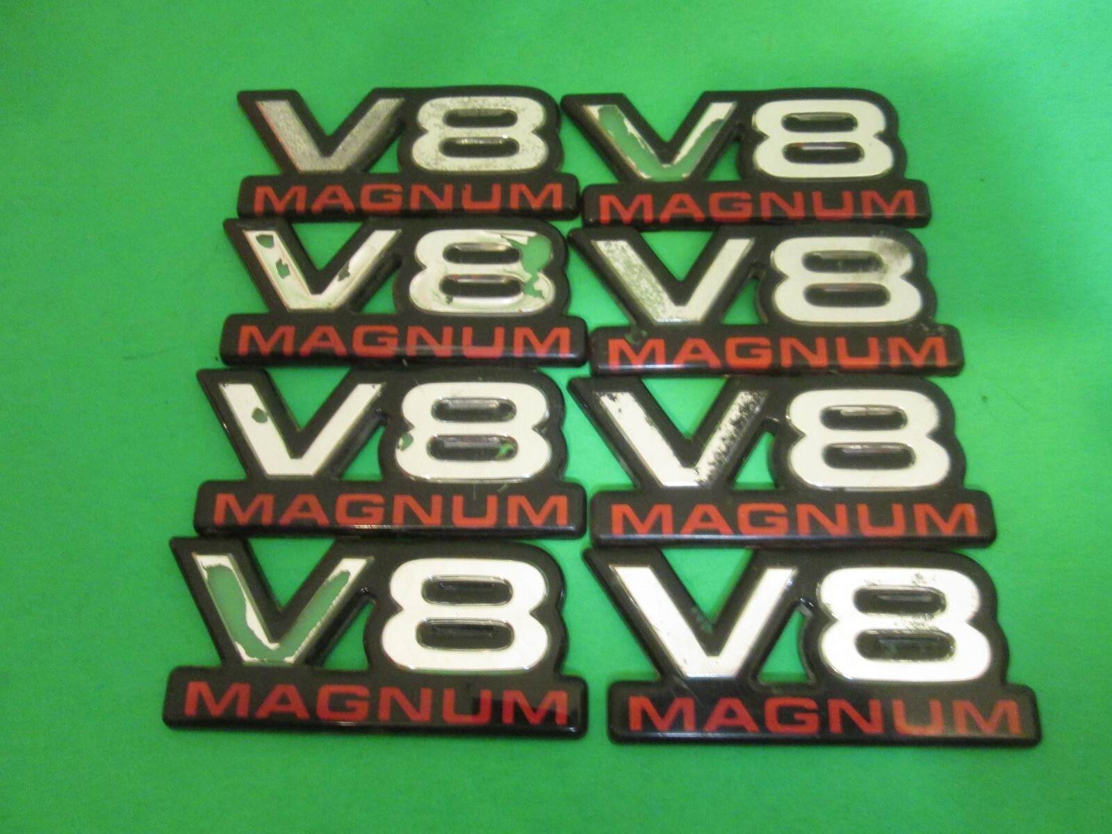 97 98 99 00 Dodge V8 Magnum Emblem Logo Symbol Sign ((LOT OF 8 USED ...