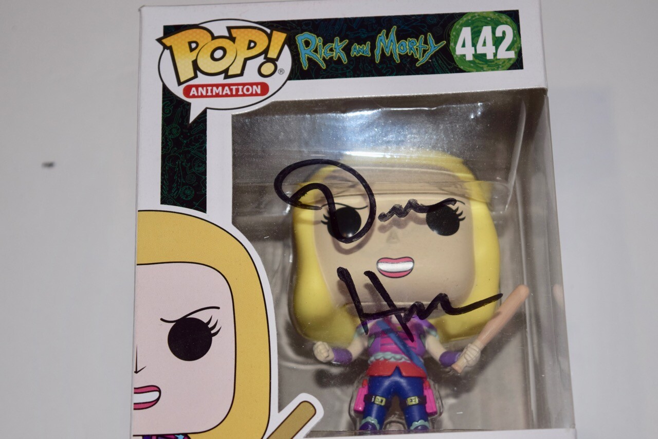 Dan Harmon Signed Rick and Morty FROOPYLAND BETH Funko Pop Figure ...
