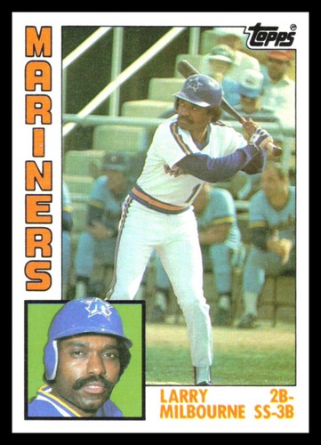 1984 Topps Traded Larry Milbourne #79T Seattle Mariners C1 | eBay