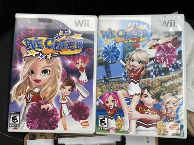 We Cheer 1 + 2 Nintendo Wii Lot 2 Games Bundle Set Bandai Namco TESTED ...