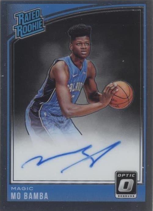 2018-19 Panini Donruss Optic - Rated Rookie Mo Bamba #160 Signatures ...