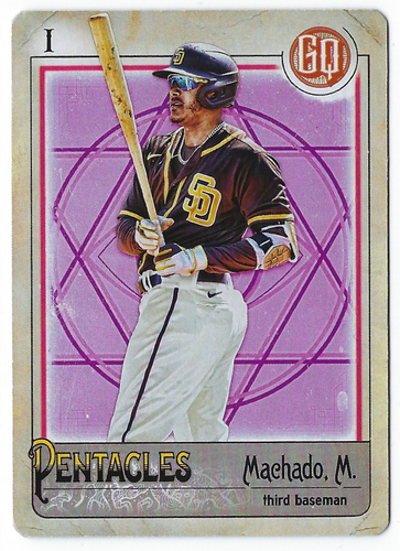 2021 Topps Gypsy Queen MANNY MACHADO Insert PENTACLES Card #TOD-20 ...