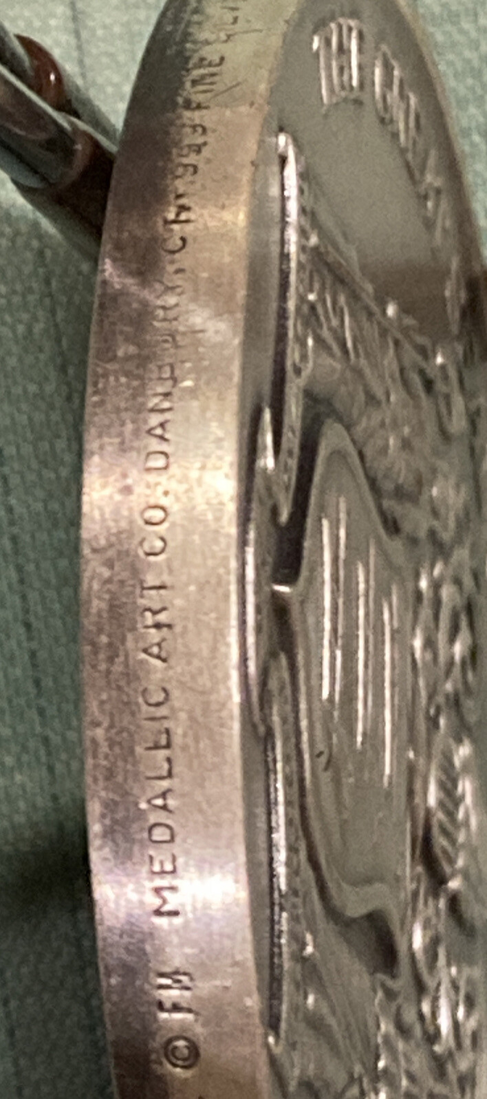 Big! FINE SILVER .999 NEW JERSEY BULLION MEDALLION 135.9g. 2.5 ...