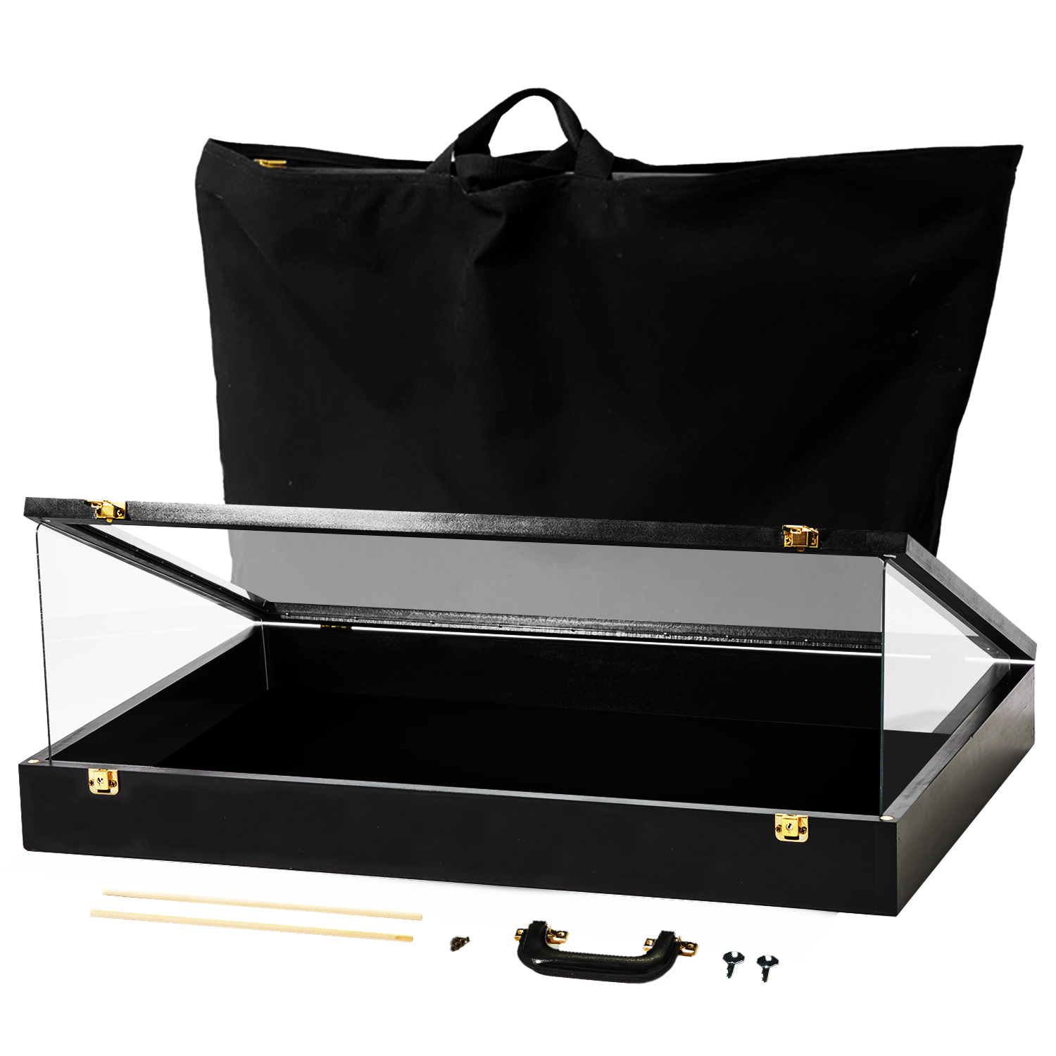 Trade Show Display Case Portable Baseball Card Display- Jewelry Case ...