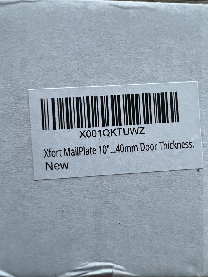 XFort Mail Plate (Letter Plate) 10” 40mm Door Thickness (Golden) Brand ...