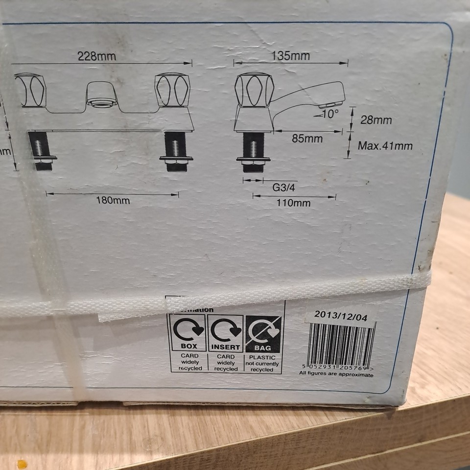 Plumb Sure Quartz Chrome Finish Bath Filler. New and unused | eBay UK