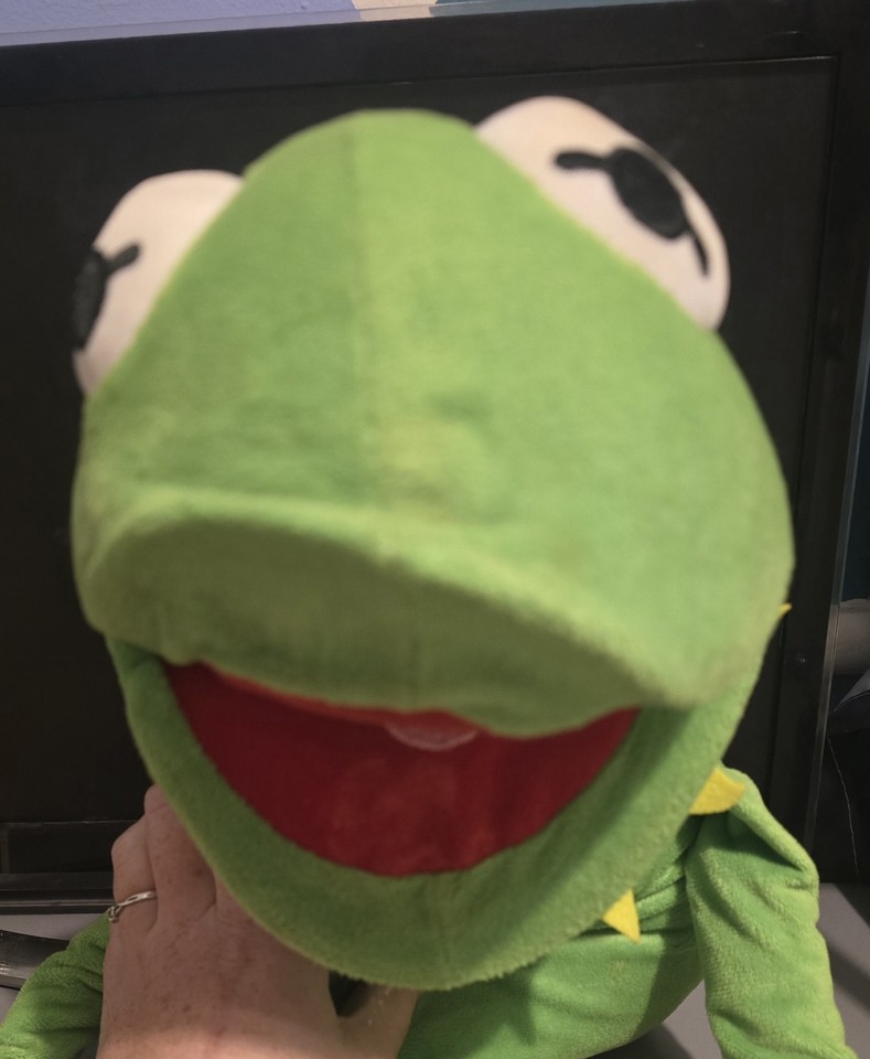 Kermit The Frog Hand Puppet The Muppets Green Frog Vintage | eBay UK