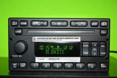 05-07 Ford Escape Mariner factory AM FM 6 disc CD player radio 6L8T ...