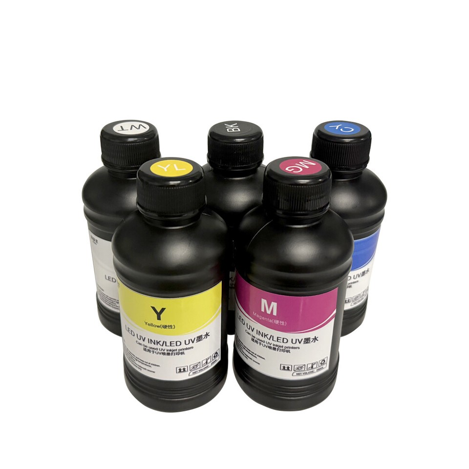 ACHI UV INK & DTF INK & Varnish For Epson 1390/L800/L1800/XP600/TX800 ...