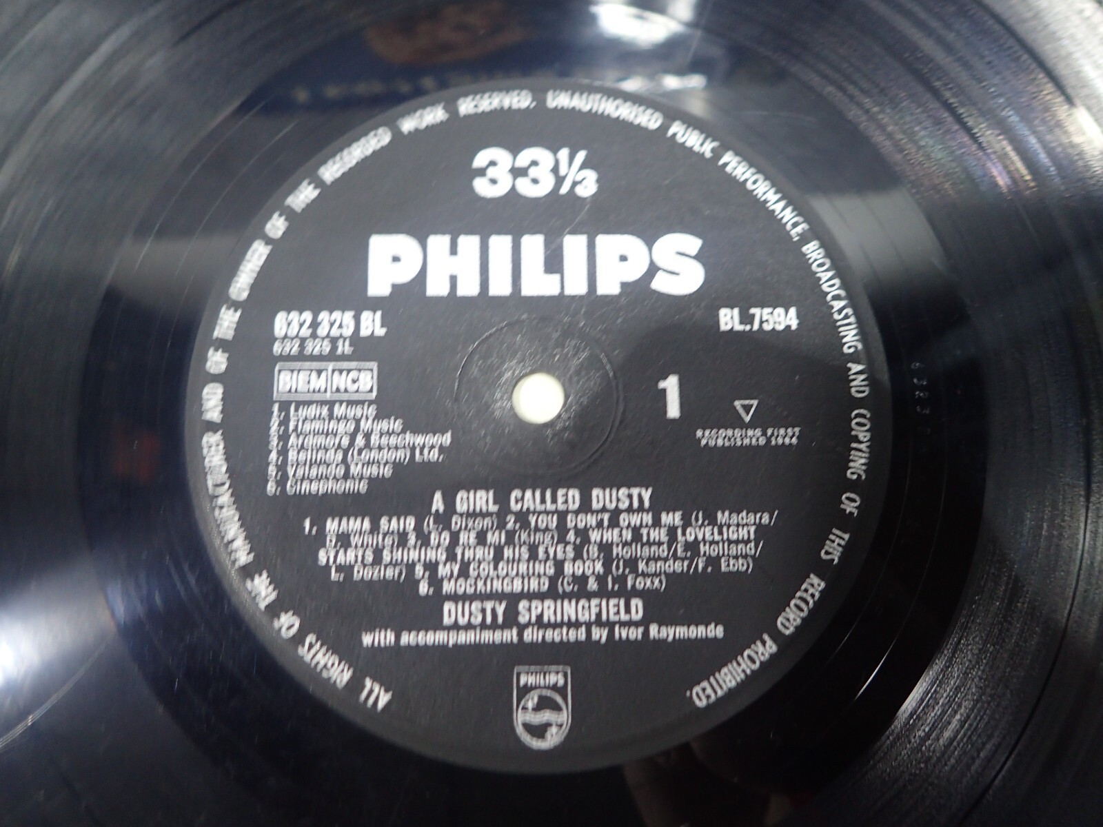 Dusty Springfield A Girl Called Dusty 12 Inch Vinyl LP Record UK 1964 ...