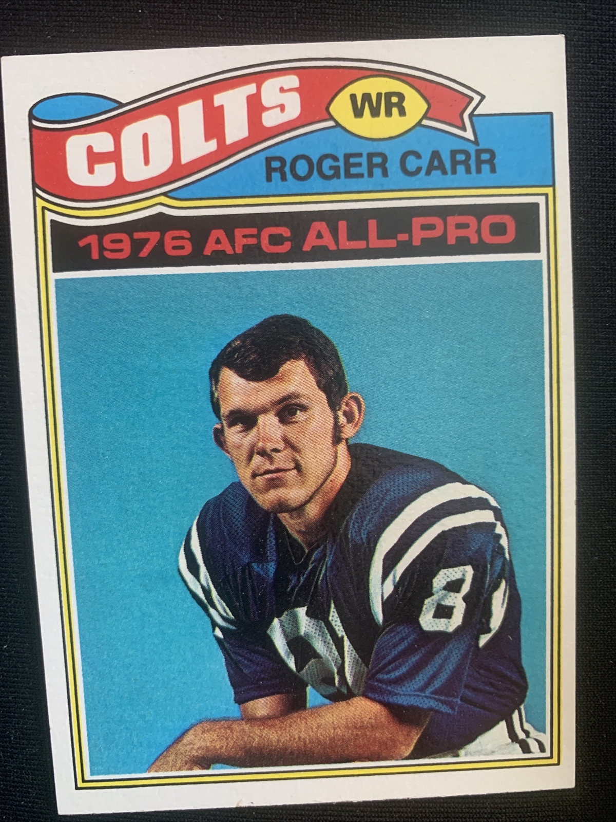 1977 Topps Football Card #440 Roger Carr All Pro Baltimore Colts NmMt ...
