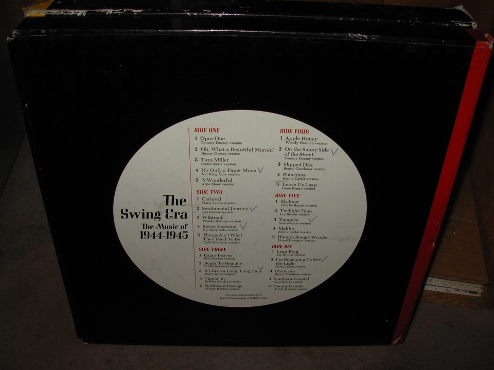 VARIOUS golden age / swing era music of 1944 1945 ( jazz ) box time ...