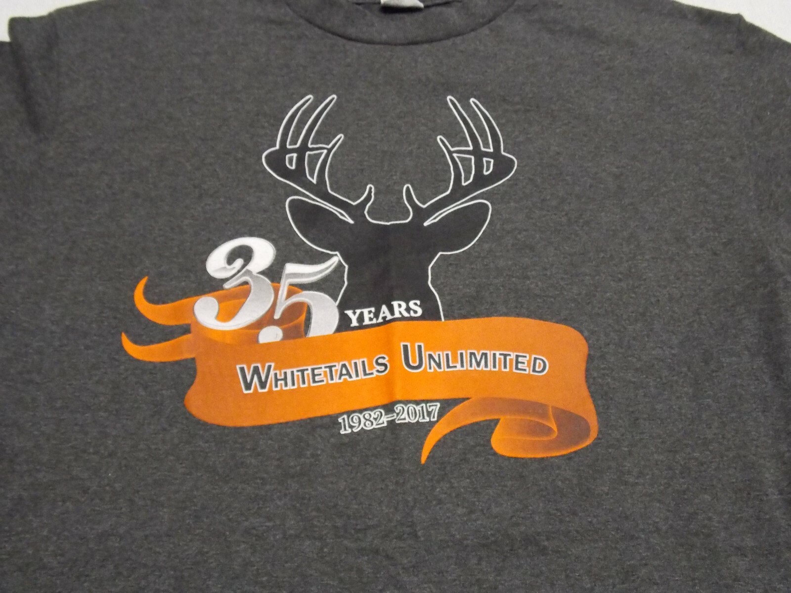 WHITETAILS UNLIMITED 35 year Anniversary long sleeve … - Gem